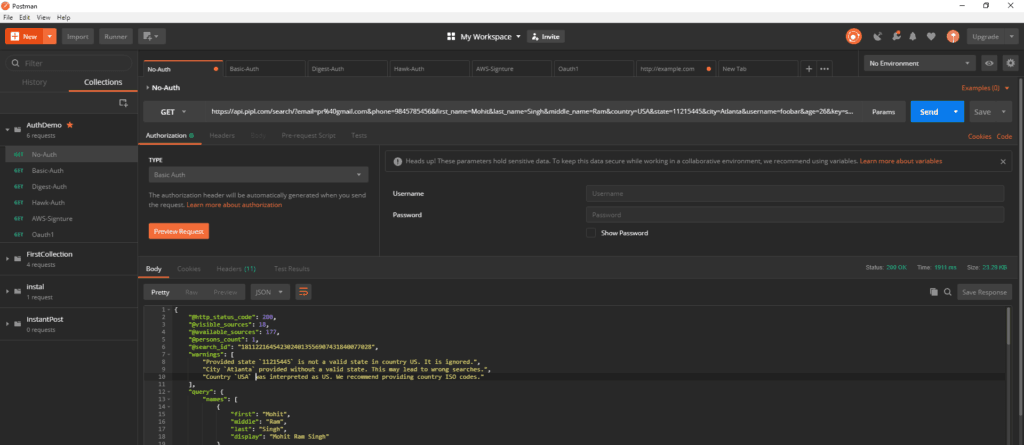 How to Handle Authentications with Postman?